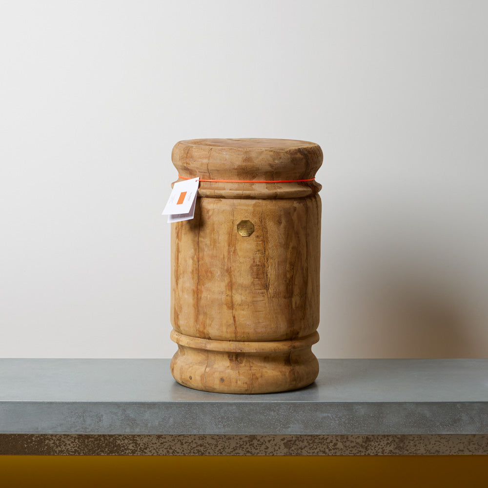 Solid Wood Stool – Merci Paris