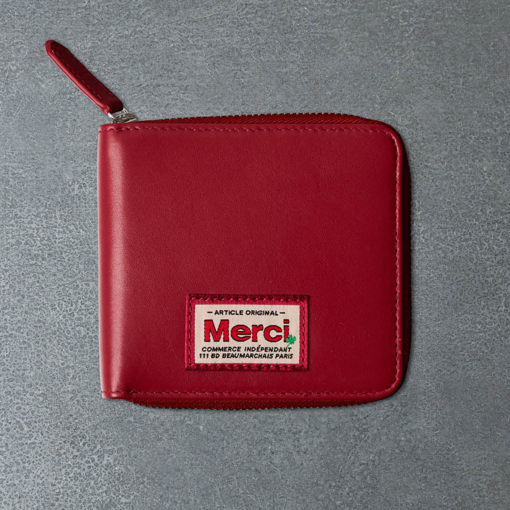 Merci - Zip Wallet - Red – Merci Paris
