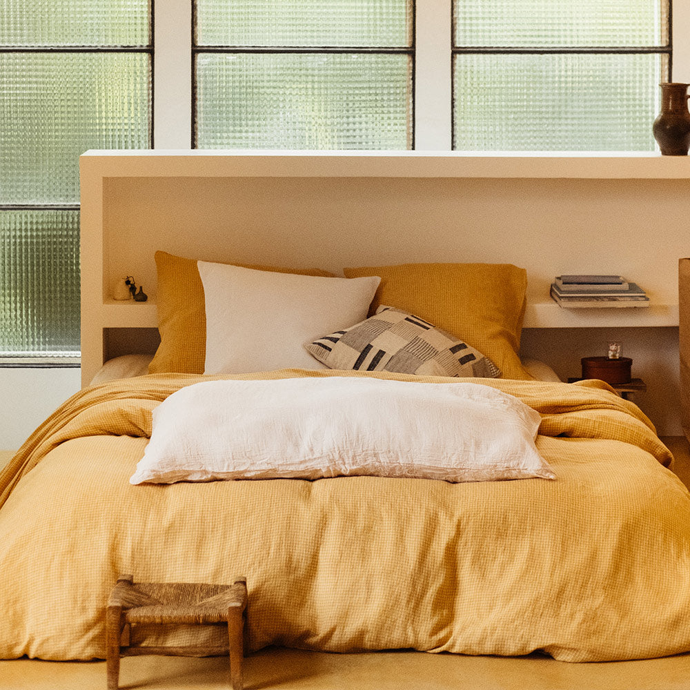 Linge de Lit en Lin Lavé - Literie en Lin et Draps en Lin Lavé – Merci ...