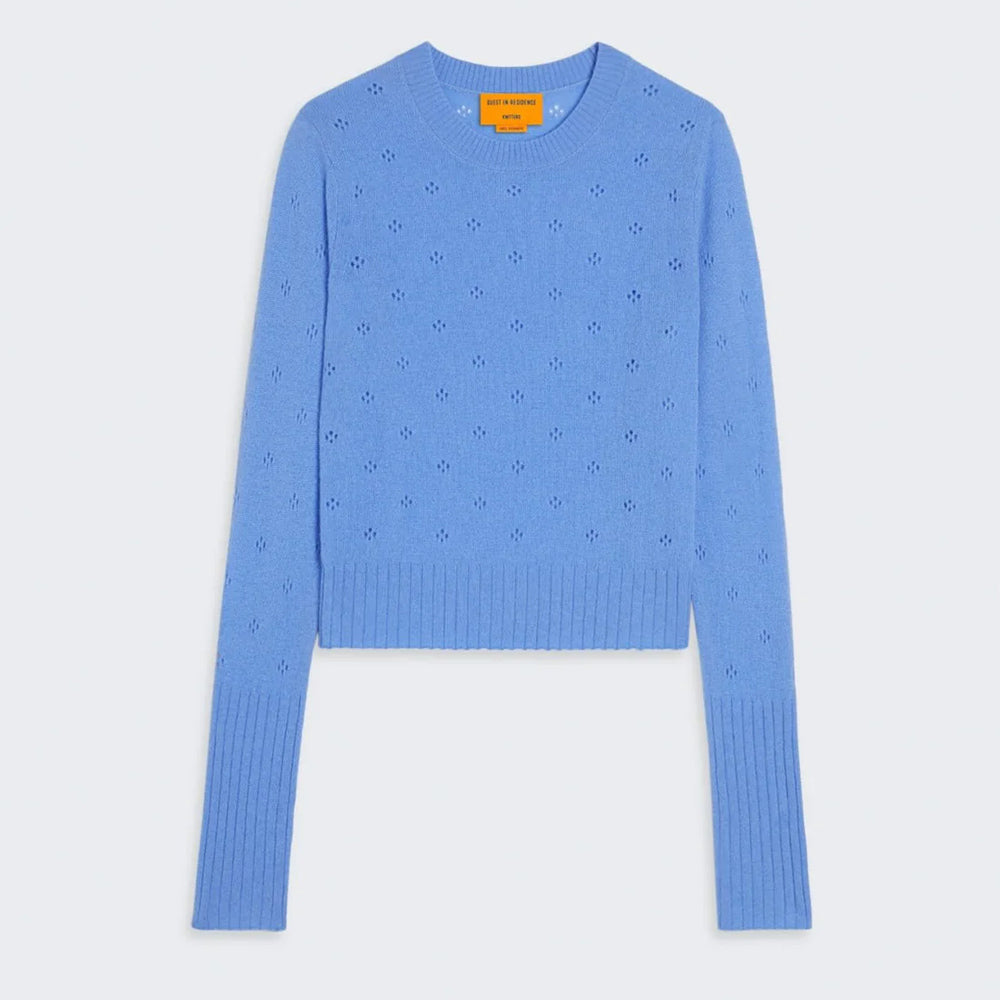 Guest In Residence - Pointelle Sweater - French Blue