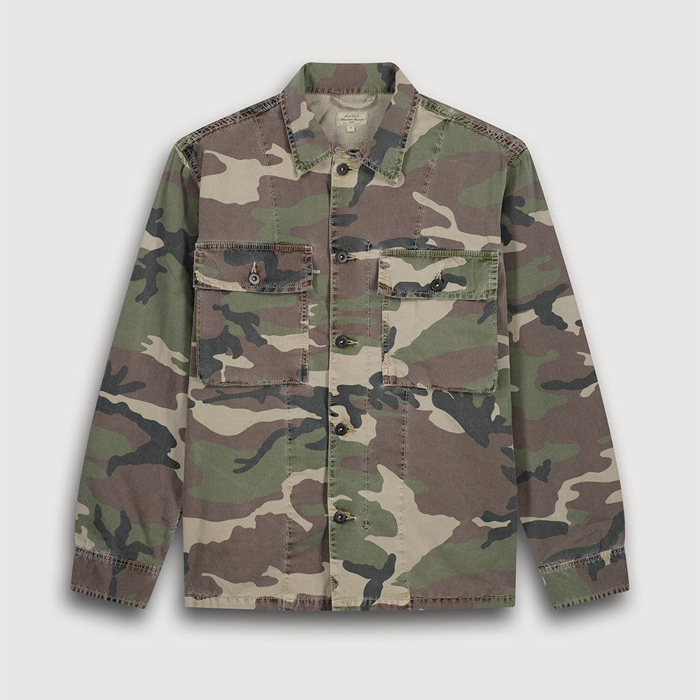 Hartford - Dar Straw Shirt - Military