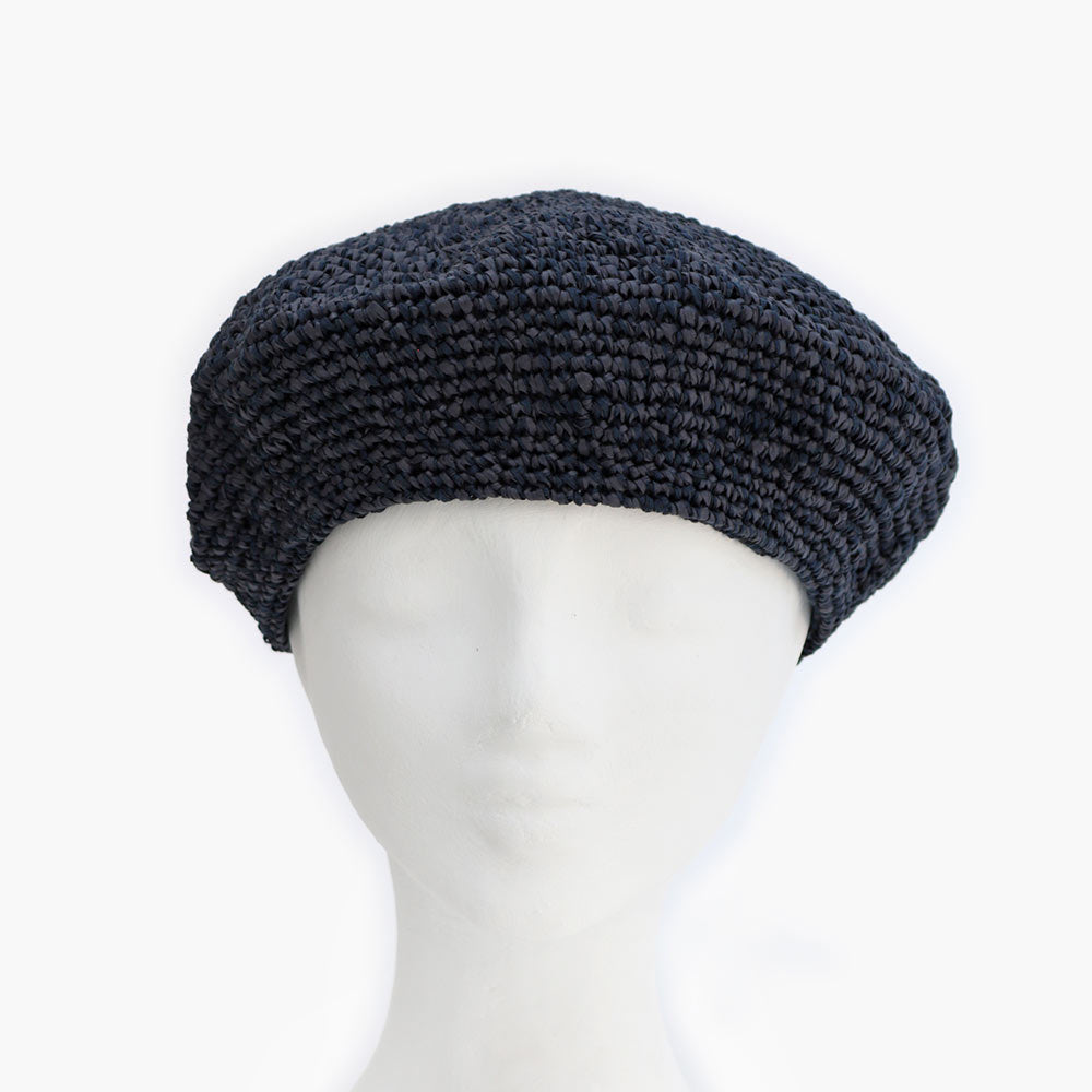 Karakoram - Béret en crochet - Marine – Merci Paris