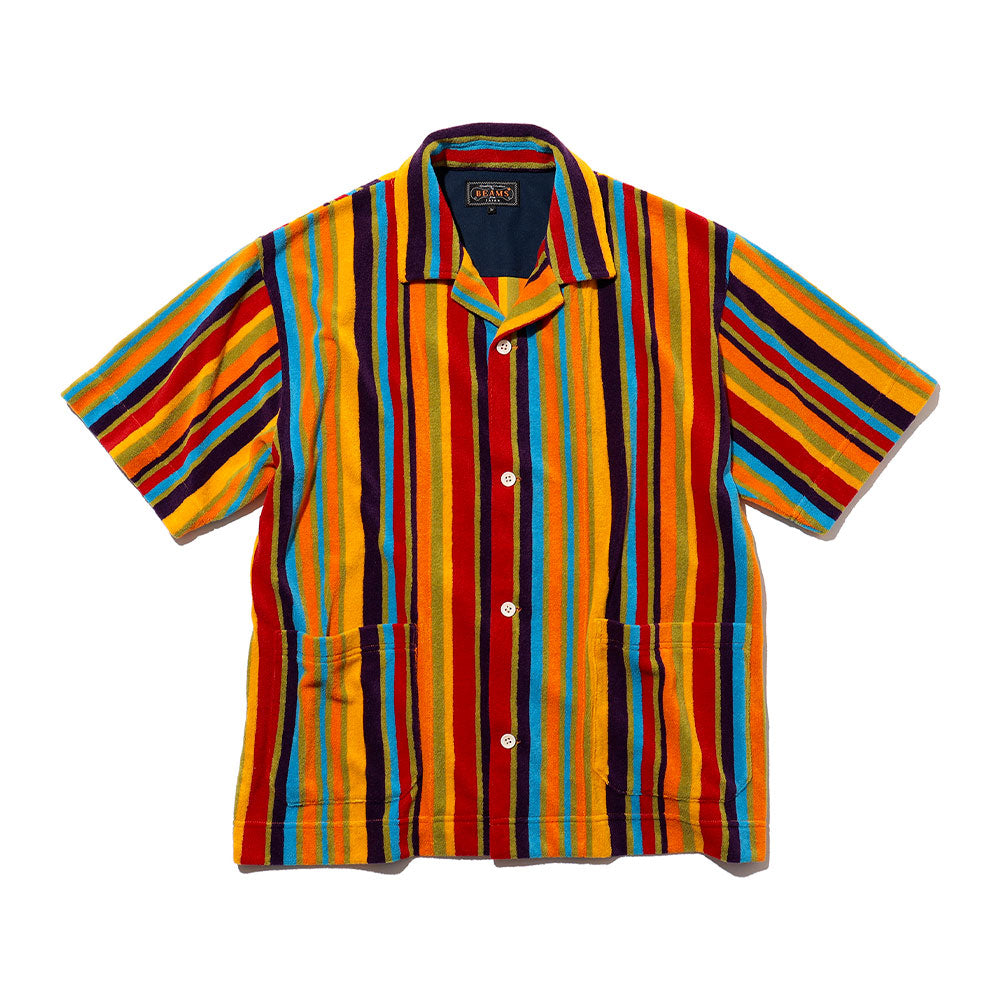 Beams Plus - Polo Rayé - Multicolore – Merci Paris