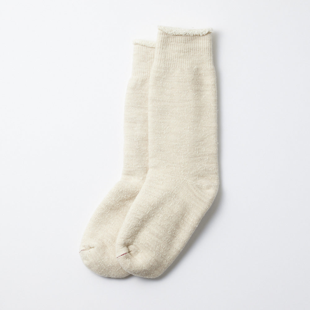 Rototo - Chaussettes Double face - Ecru – Merci Paris