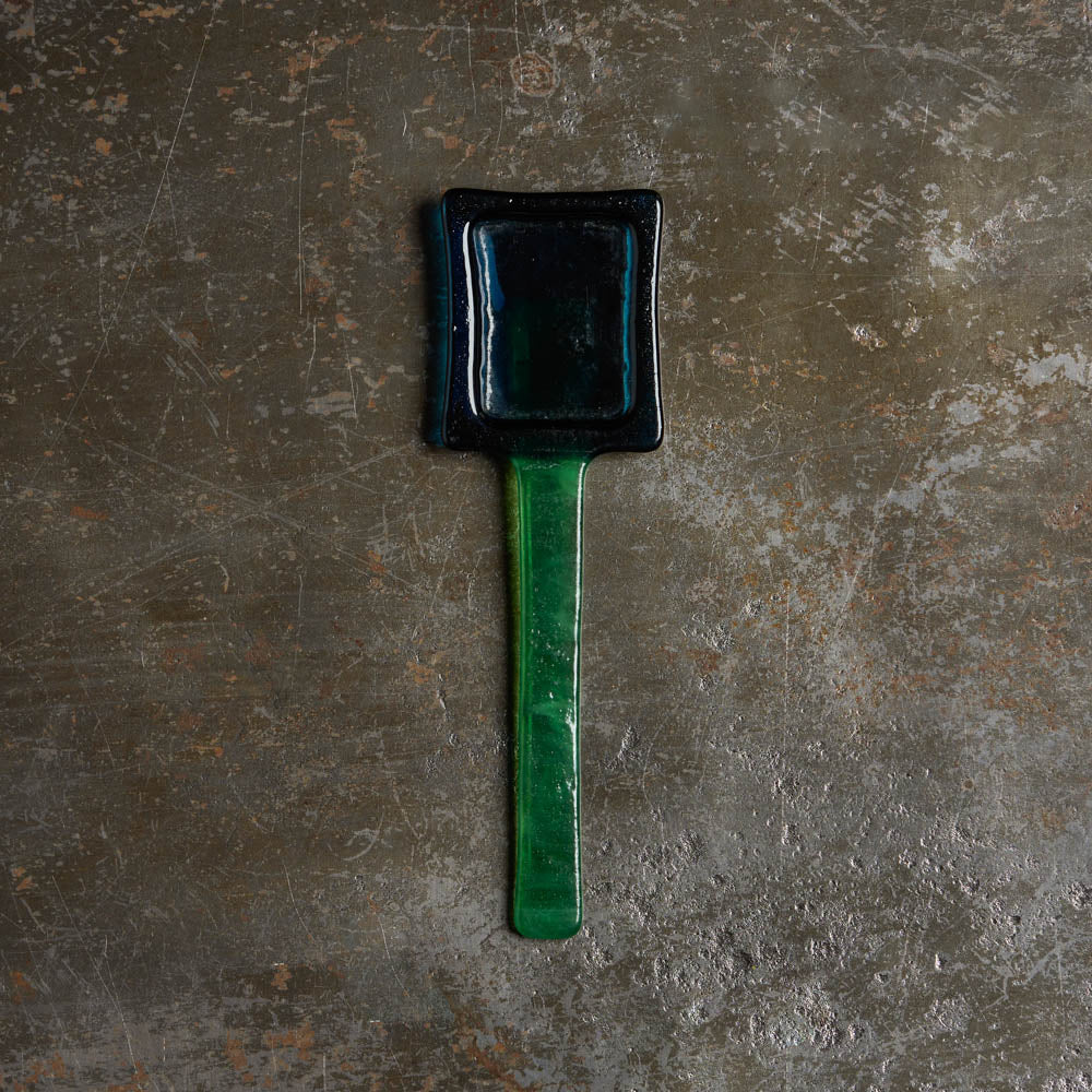 Glass coffee spoon - Blue – Merci Paris