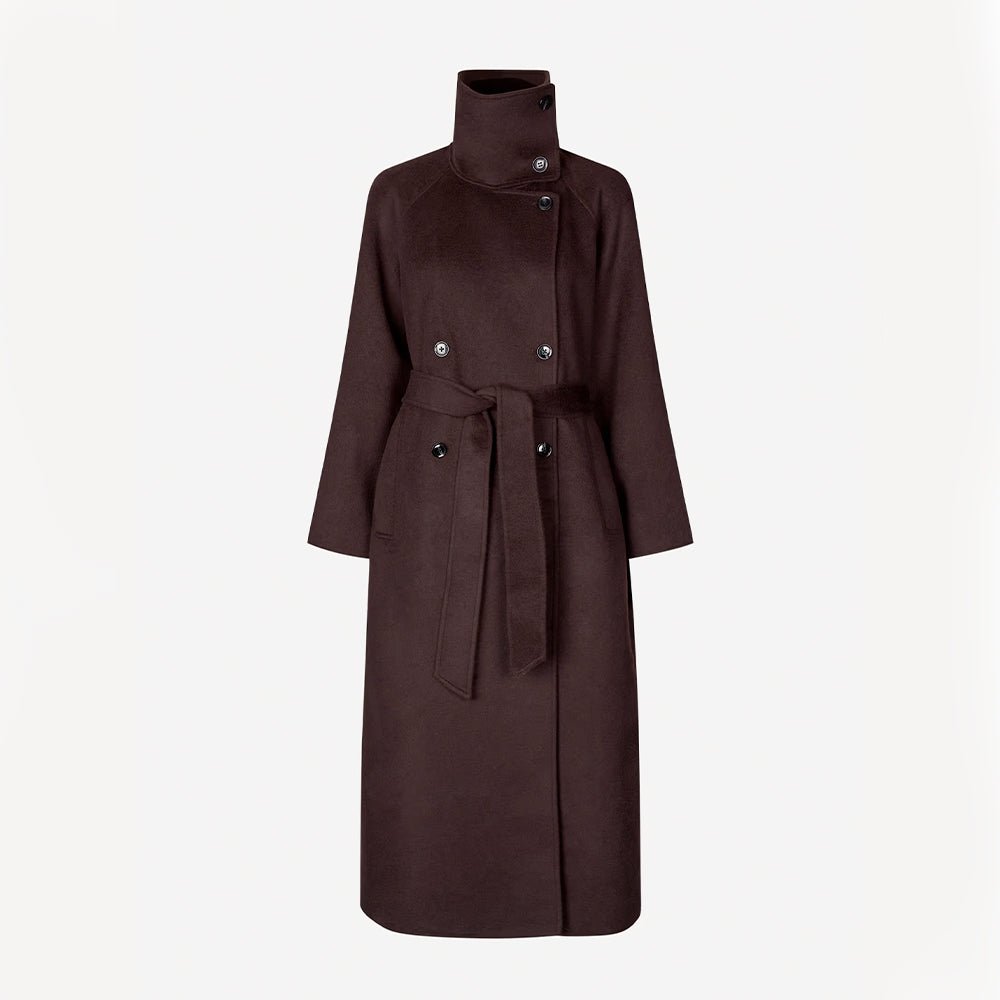 Samsoe Samsoe - Coat Sahanne - Black Coffee