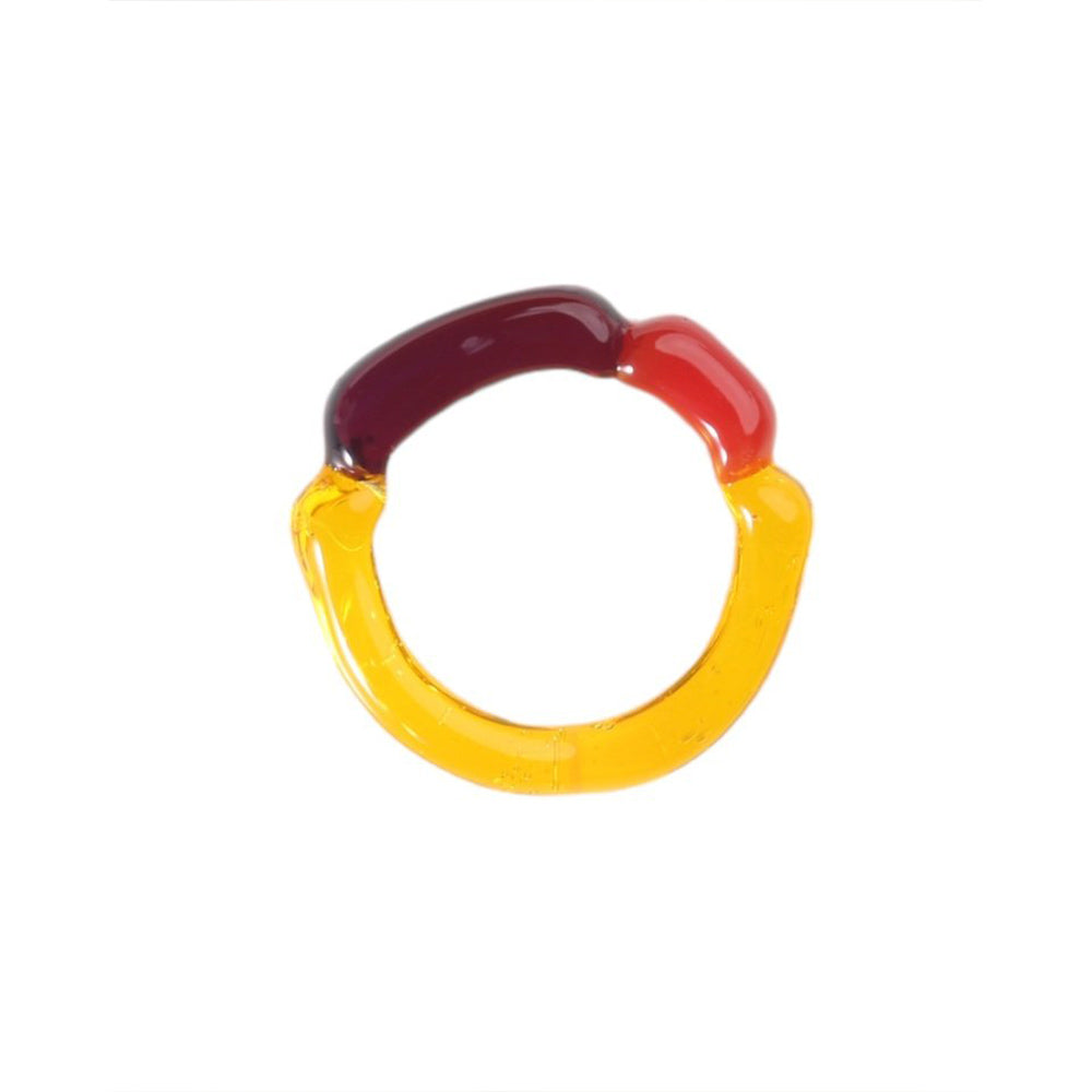 Keane - Color Block Ring - Gold