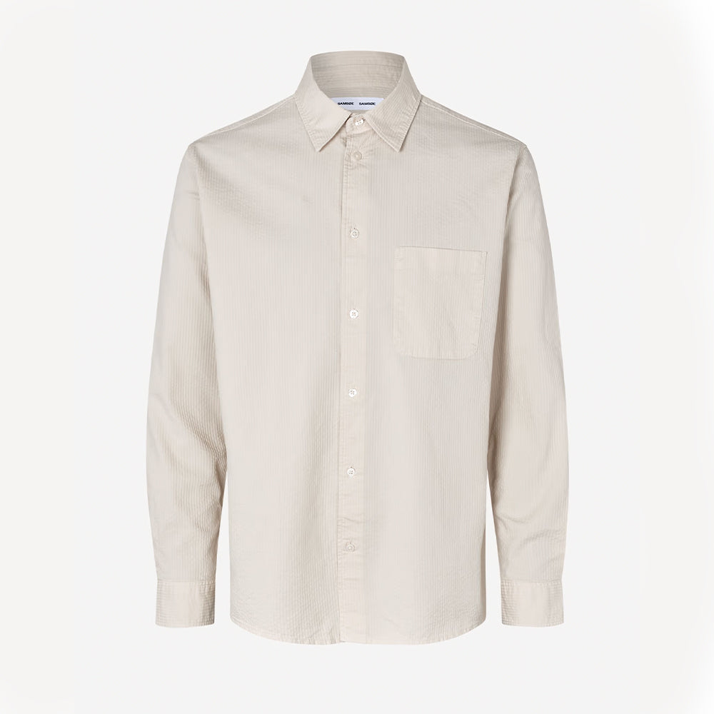 Samsoe Samsoe - Shirt Sadamon J - Silver Birch