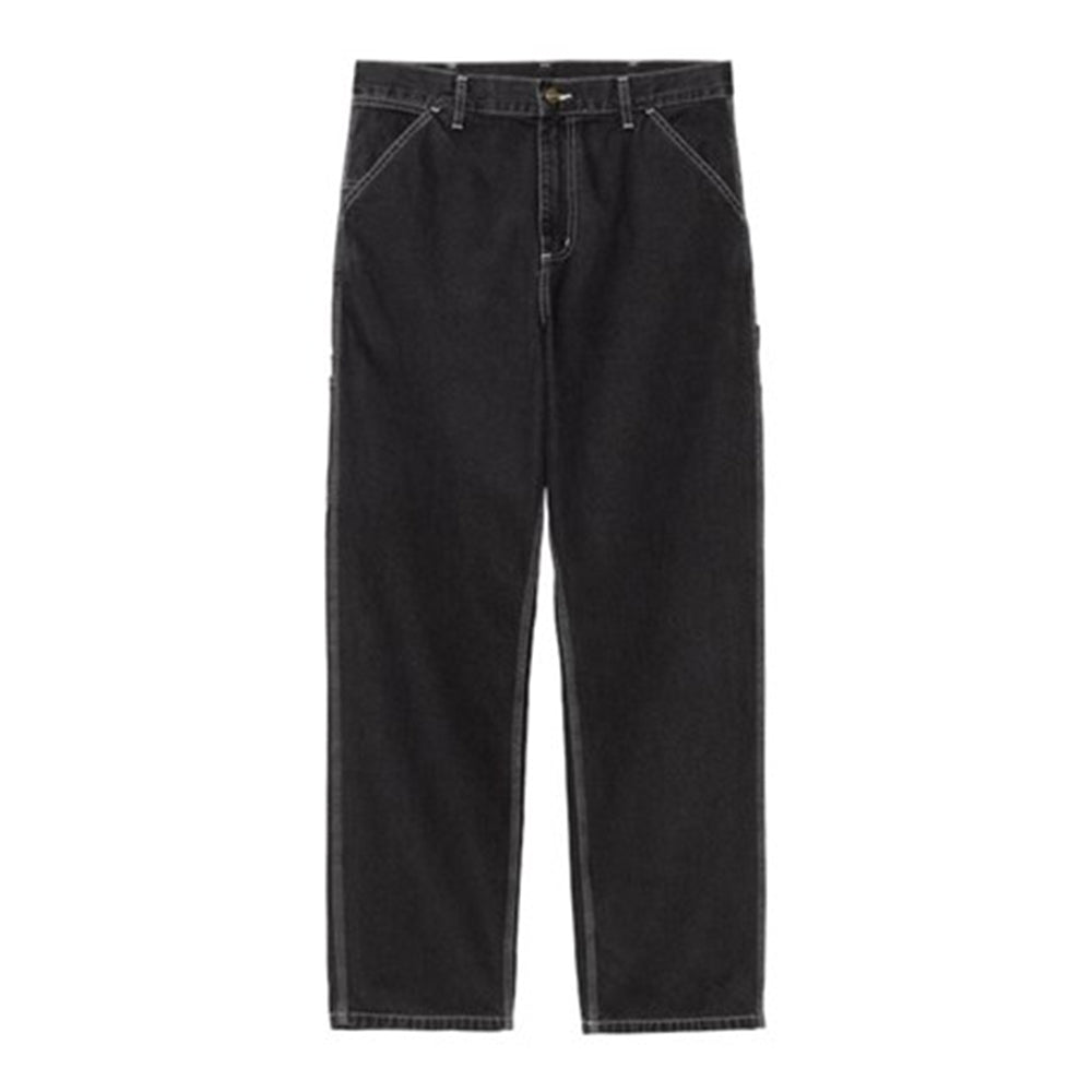Carhartt WIP - Signle Knee Pants - Black Stone Washed