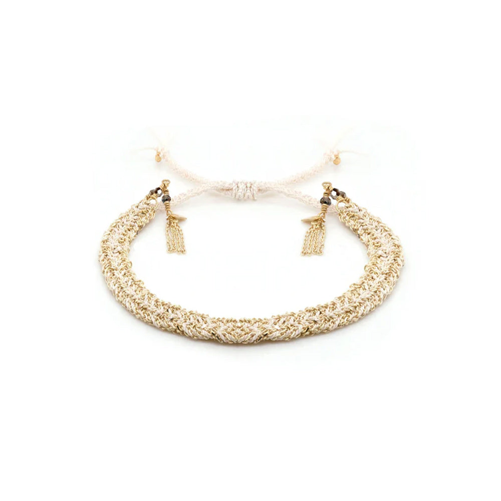 Marie Laure Chamorel - Bracelet no. 183 - Gold White
