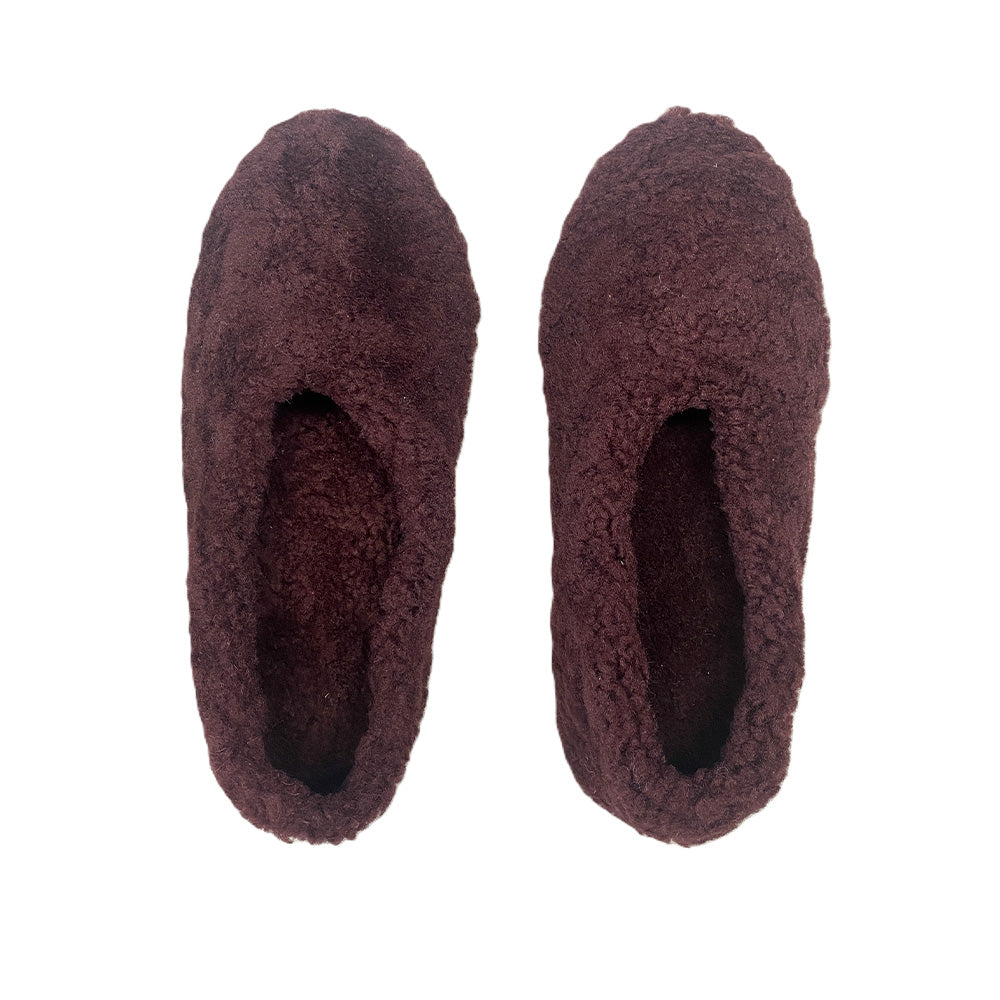 Milona - Slippers - Burgundy – Merci Paris