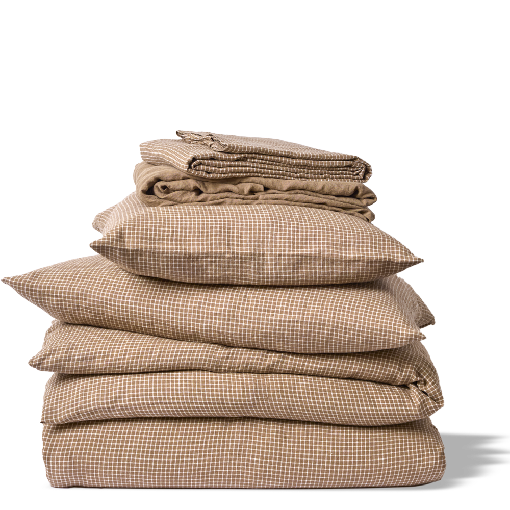 Parure Carreaux Brun Cha Iro – Merci Paris