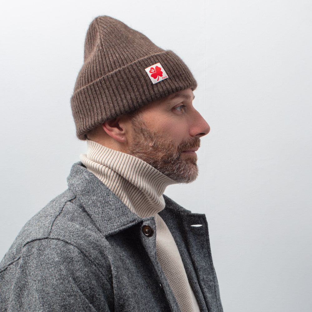 Merci - Lucky charm beanie - Brown