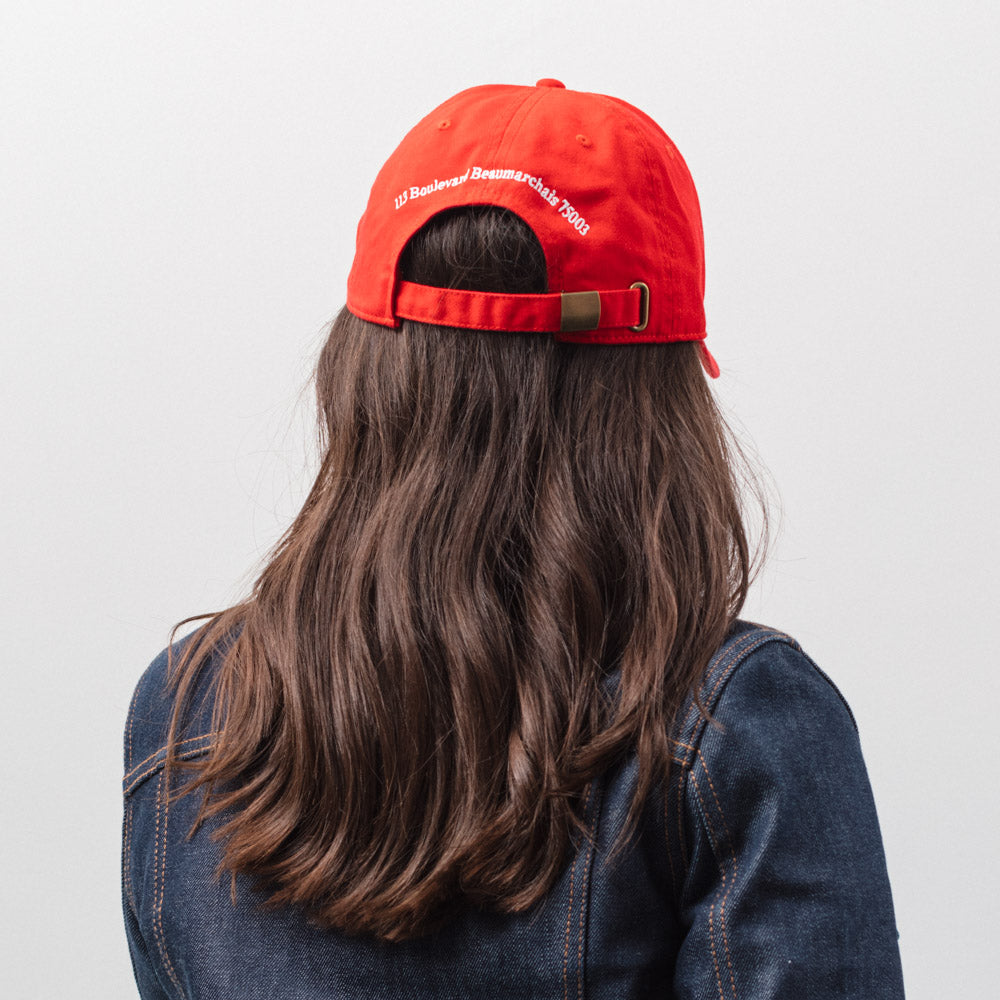 Merci - Casquette Gothique Non Merci - Rouge - Accessoires – Merci Paris