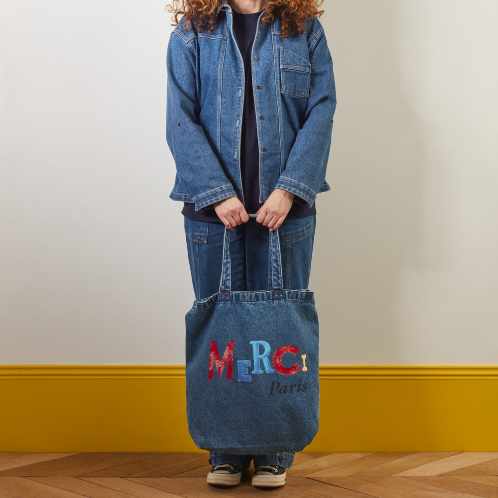 Merci - Tote bag Jean-Michel - Cabas Denim – Merci Paris
