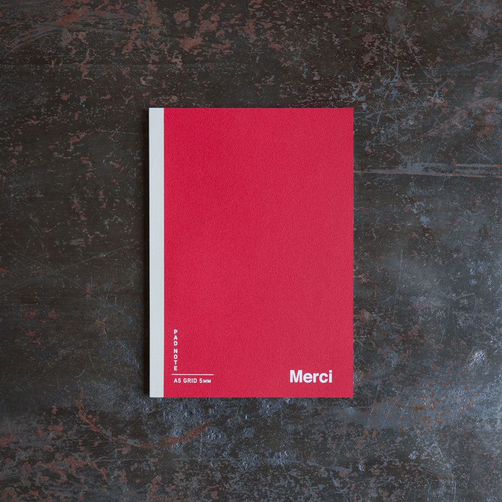 Notebook A5 - Rouge - Papeterie – Merci Paris