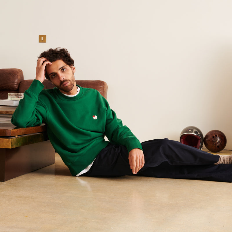 Merci - Crewneck Charles - Dark Green