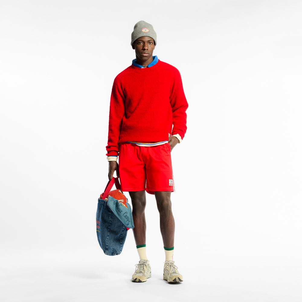 Au Vieux Campeur - Etienne Two-Tone Shorts - Red