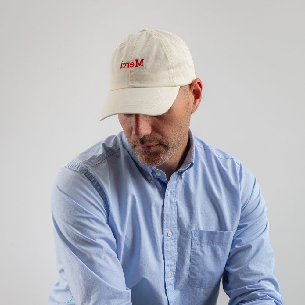 Merci - Miror Merci Cap - Ecru