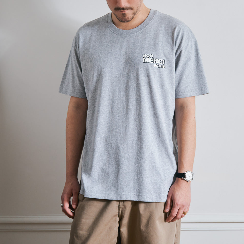 Merci - T-Shirt Non Merci - Gris – Merci Paris