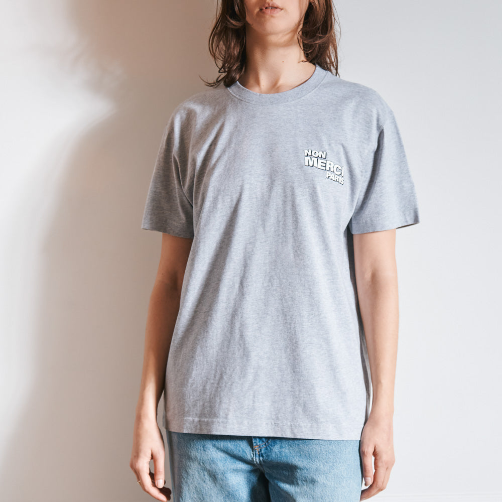 Merci - T-Shirt Enfant Non Merci - Gris – Merci Paris
