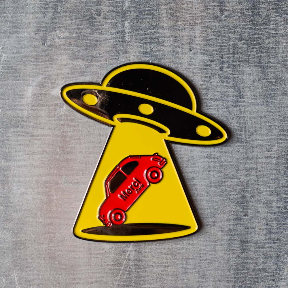 Magnet en métal Merci UFO - Fiat 500 – Merci Paris