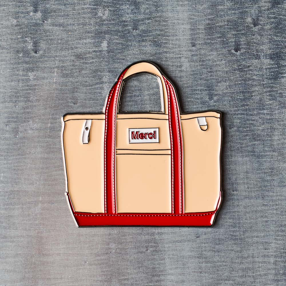 Magnet en métal Merci - Cabas Candide – Merci Paris