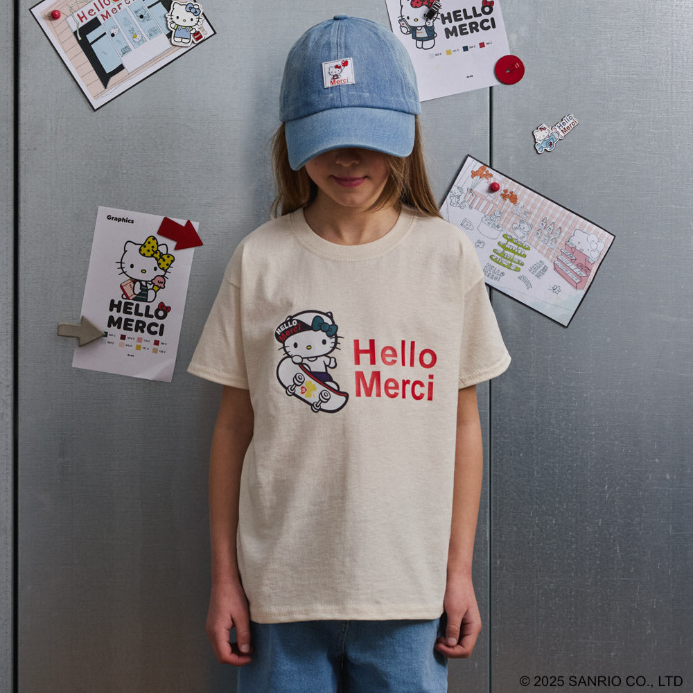 Hello Kitty x Merci - T-Shirt Enfant Skate - Ecru – Merci Paris