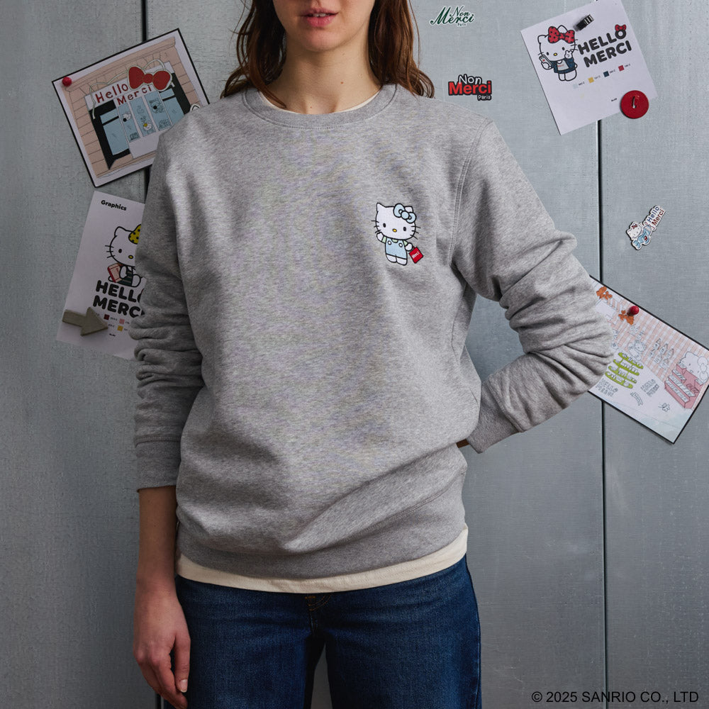 Hello Kitty x Merci - Sweat Tote Bag - Grey