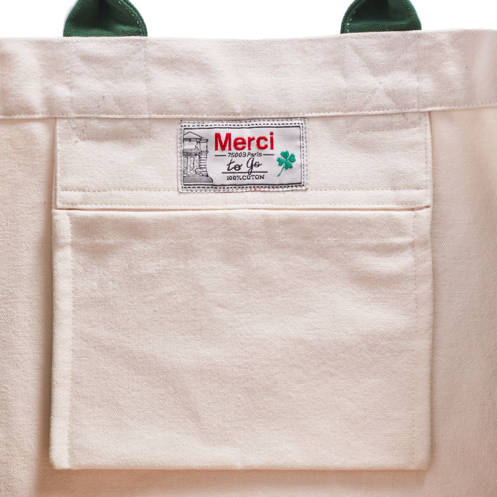 Merci - Clover-Heart Shopping Bag - Pink – Merci Paris