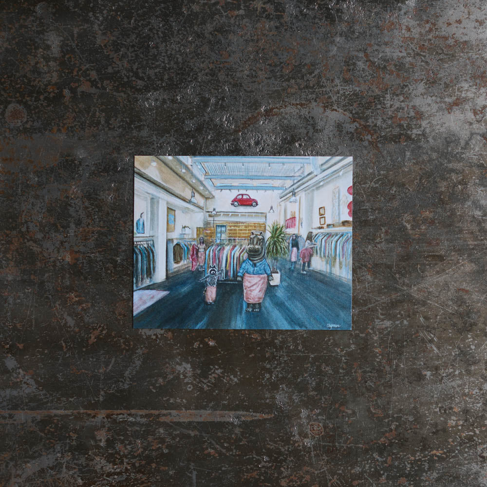 Carte postale - Merci x Travis Chapman - New staff at Merci – Merci Paris