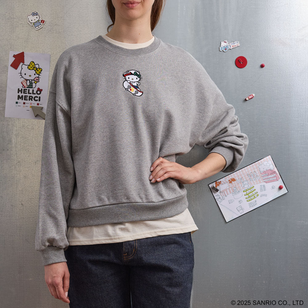 Hello Kitty x Merci - Sweat Emma - Gris Chiné – Merci Paris