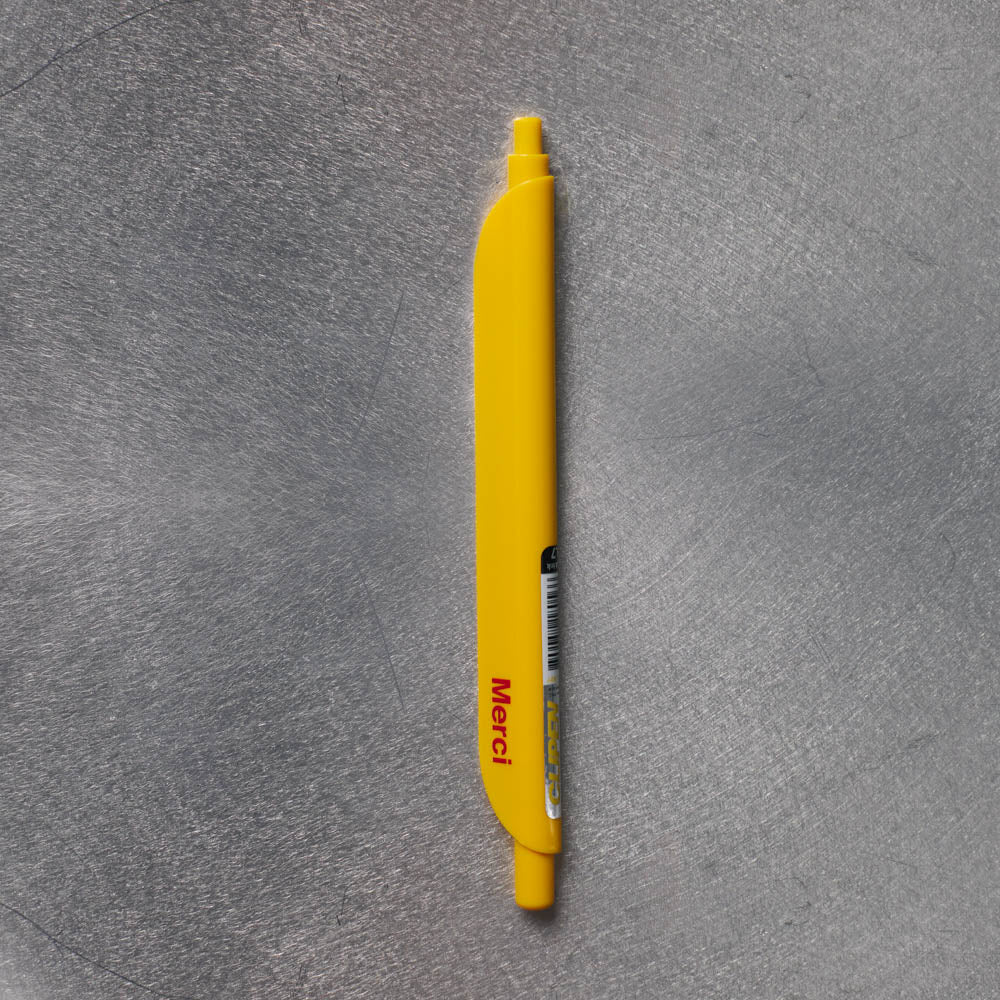 Merci pen - Yellow