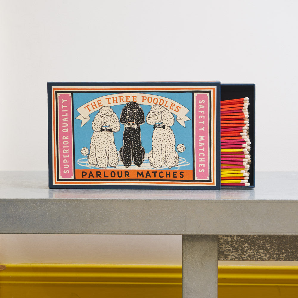 Giant box of 150 large matches - Caniche