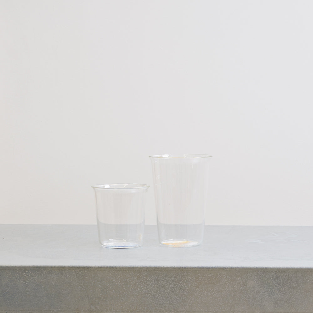 Cast water glass - Transparent