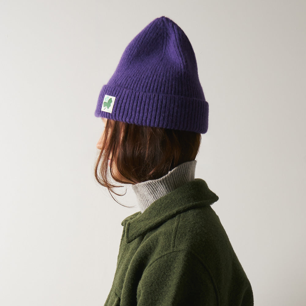 Merci - Lucky charm beanie - Purple & Green