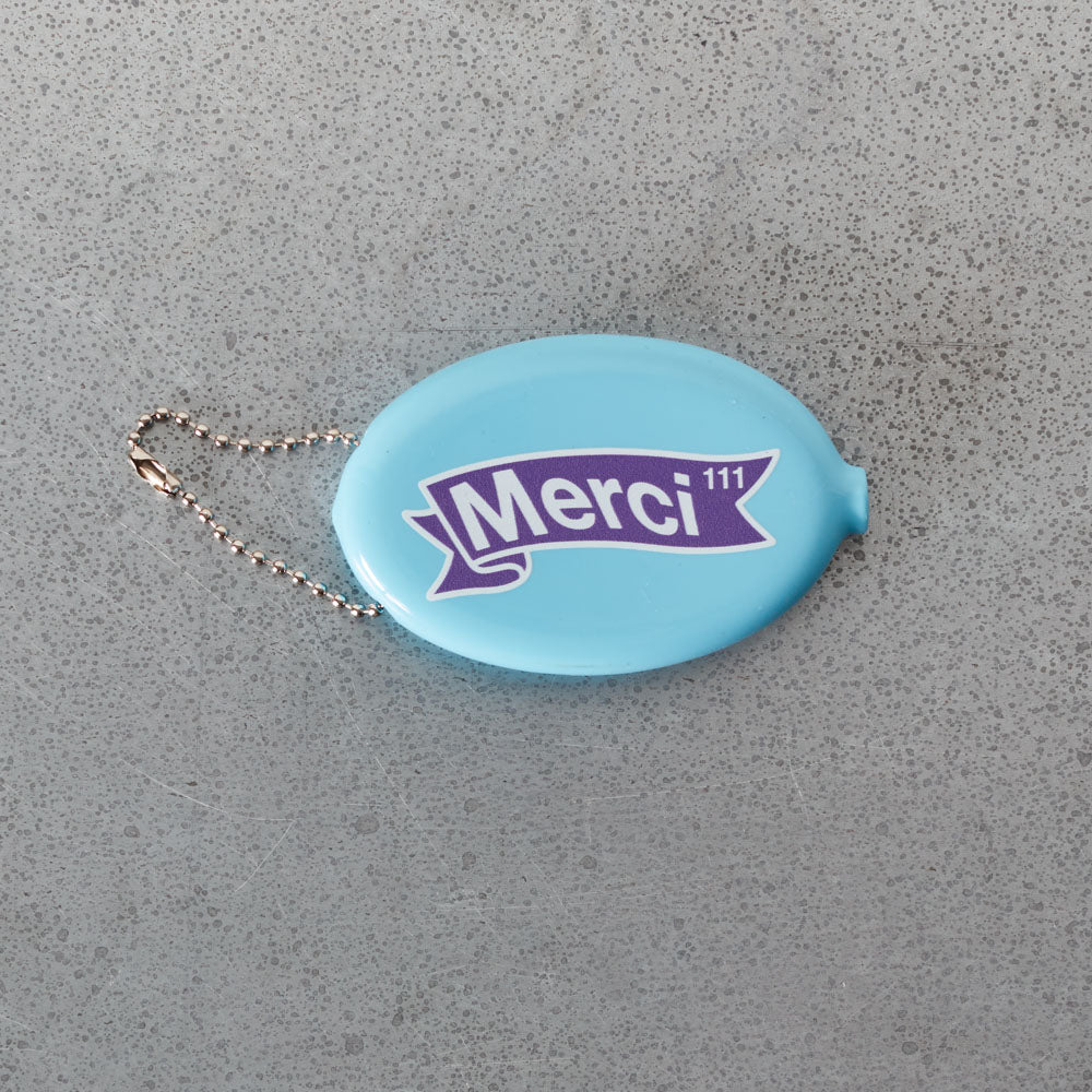 Merci key ring - Blue