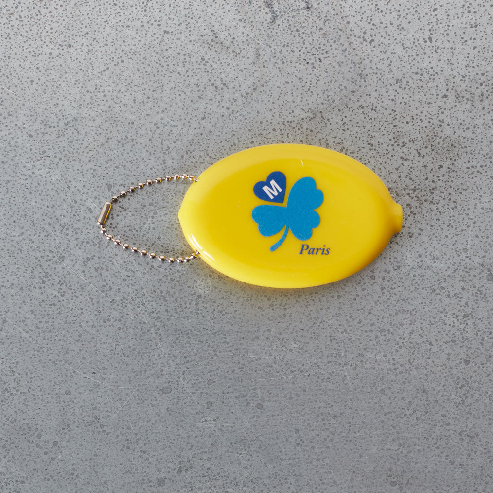 Merci key ring - Yellow