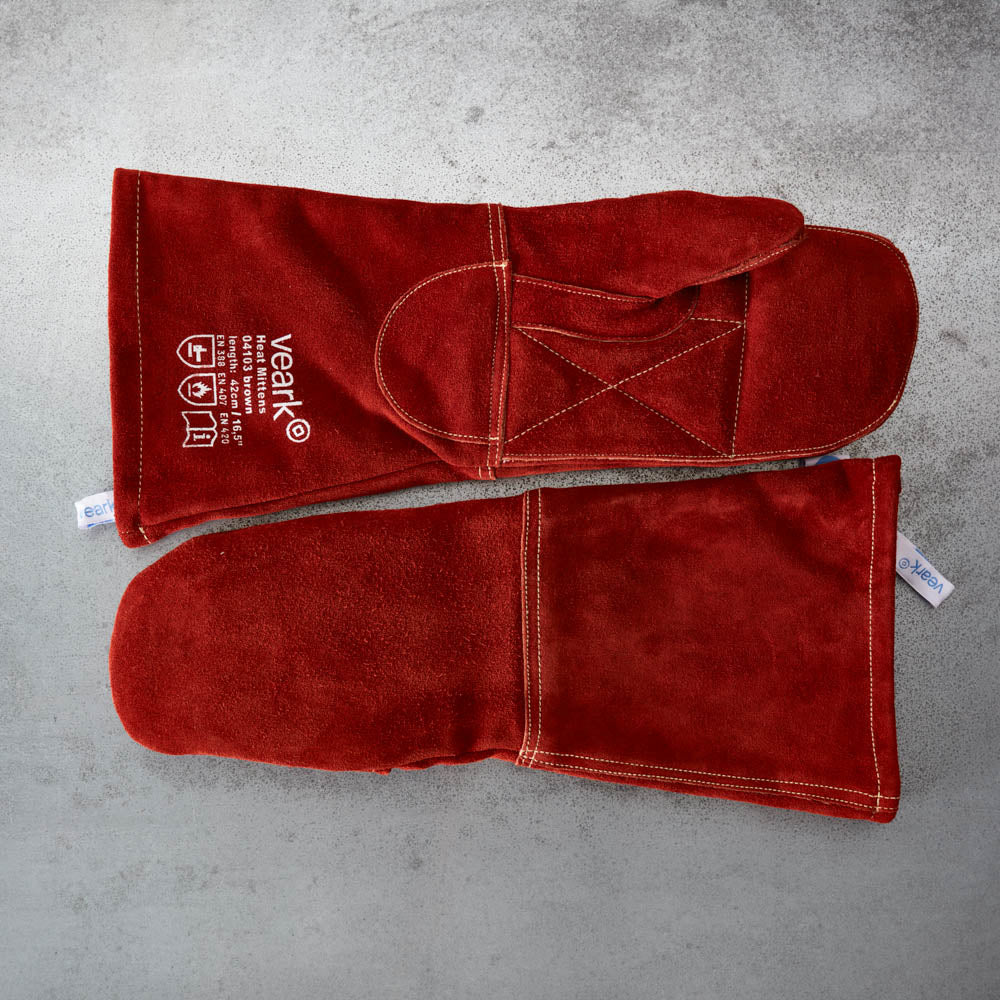 Brown Baking Mittens