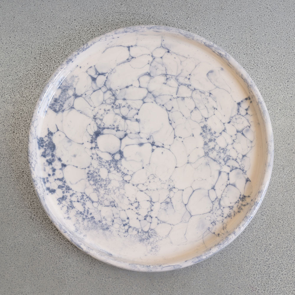 Bubble dinner plate - Blue - Datcha