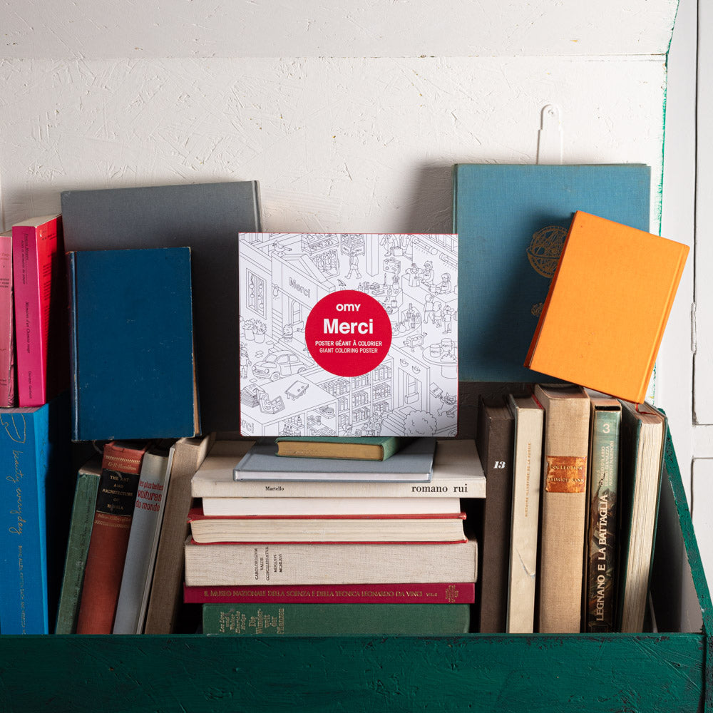 Giant Merci poster to color