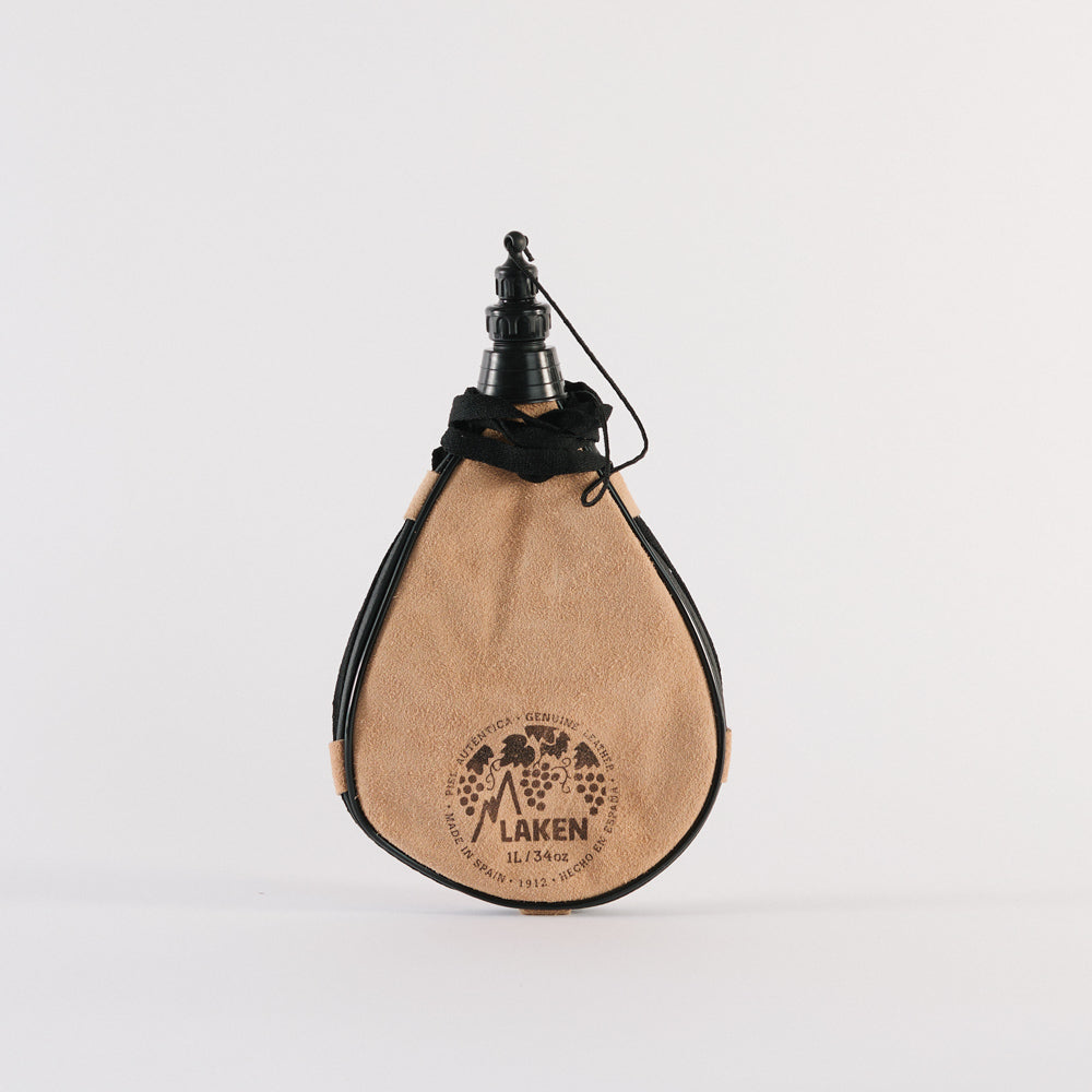 Gourde bota à vin en cuir – Merci Paris