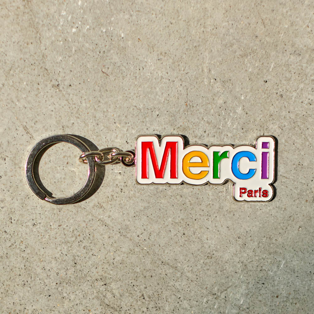 Merci key ring - Rainbow
