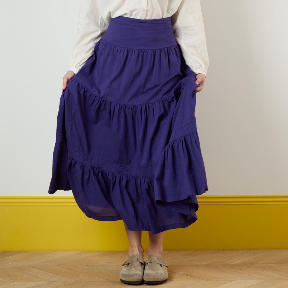 Merci - Jupe Irene - Deep Violet – Merci Paris