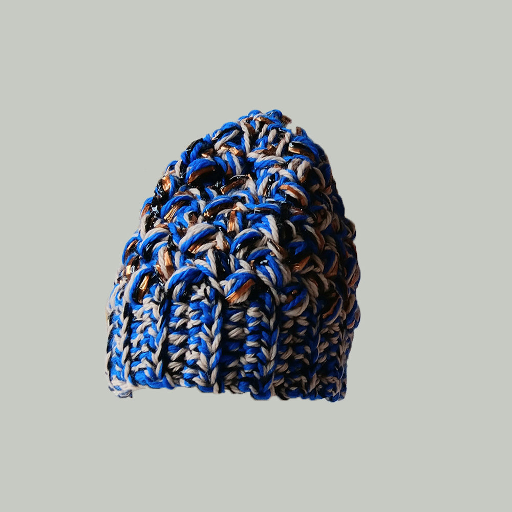 Exquisite J - Bonnet Laine - Bleu – Merci Paris