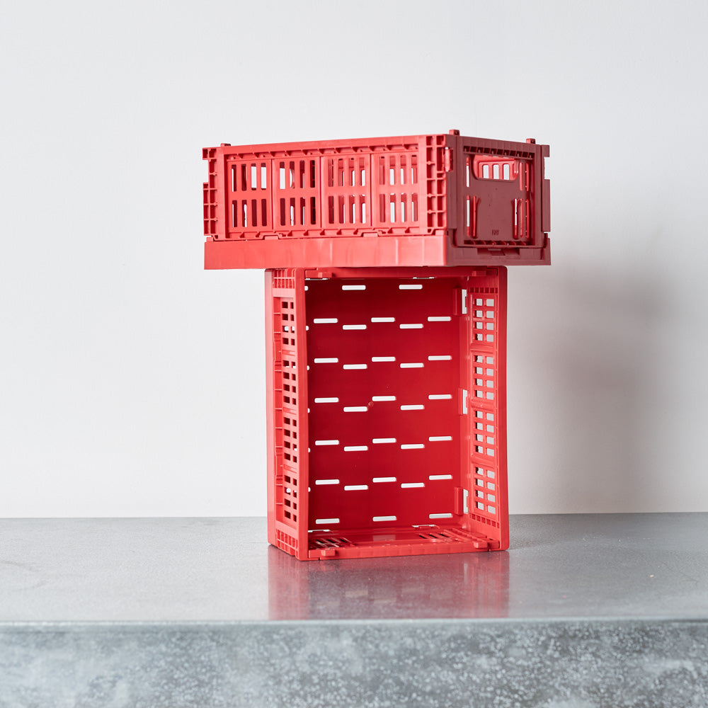 Set 2 crates - Hay - Mini Red
