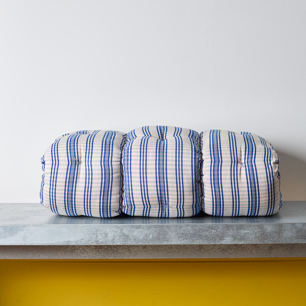 Mattress topper - Blue Stripes