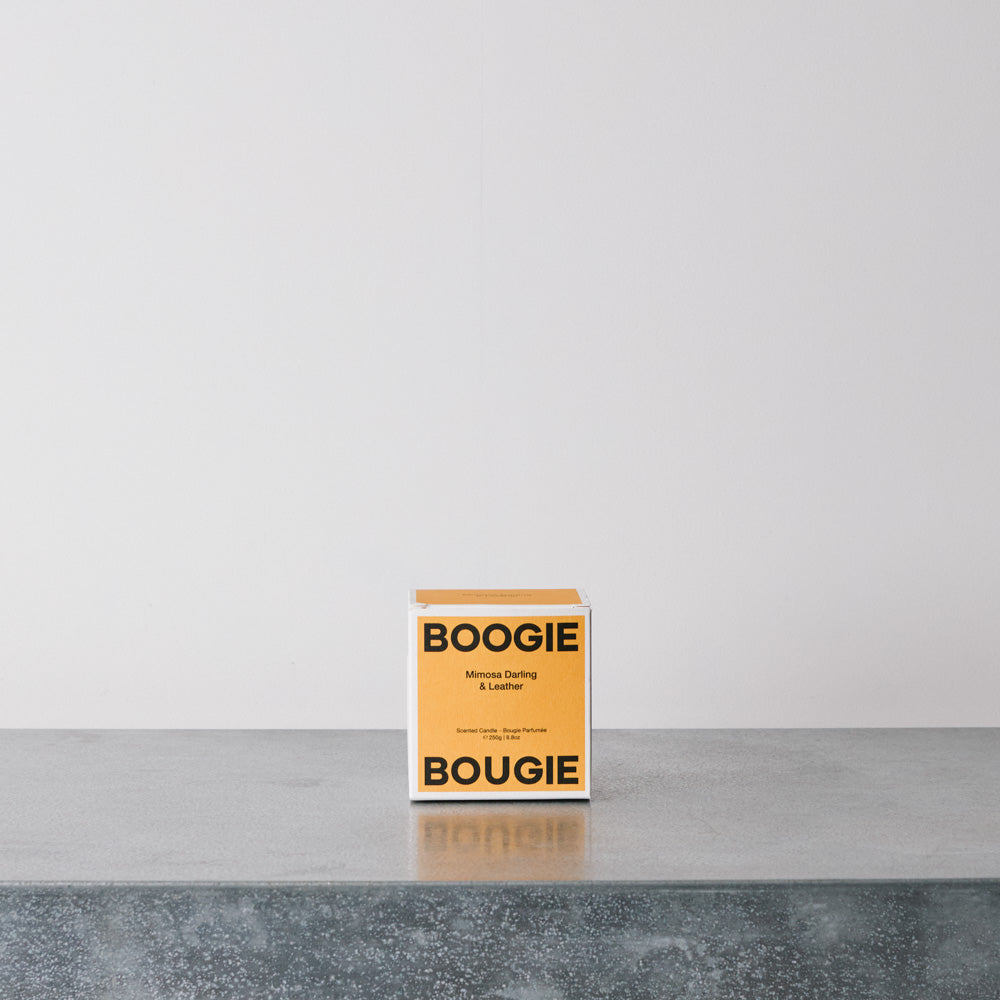 Bougie parfumée - Mimosa Darling Leather – Merci Paris
