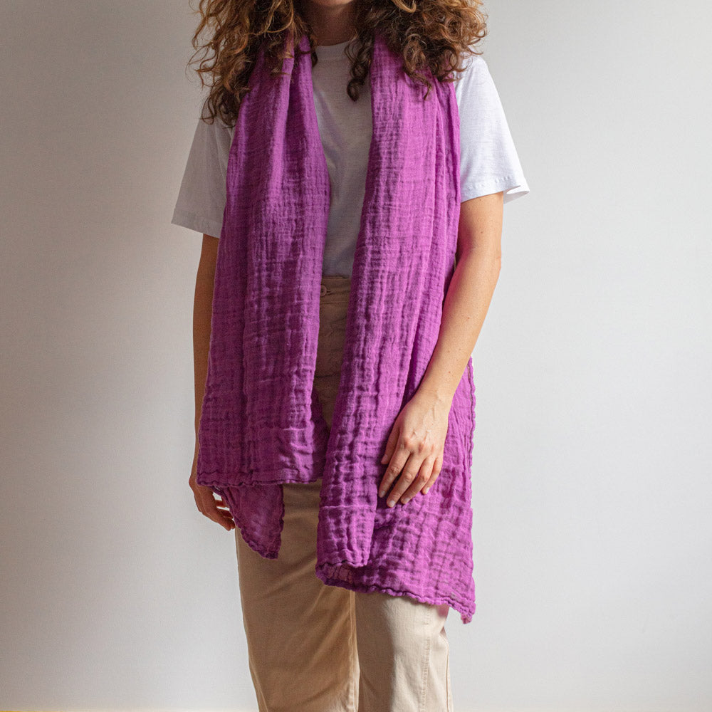 Merci - Light Shawl - Purple