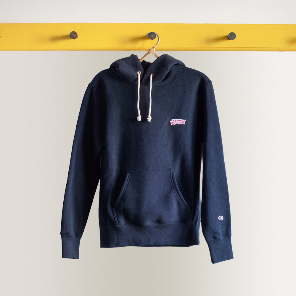 Merci x Champion - Sweat à Capuche Merci - Marine - Prêt à porter ...